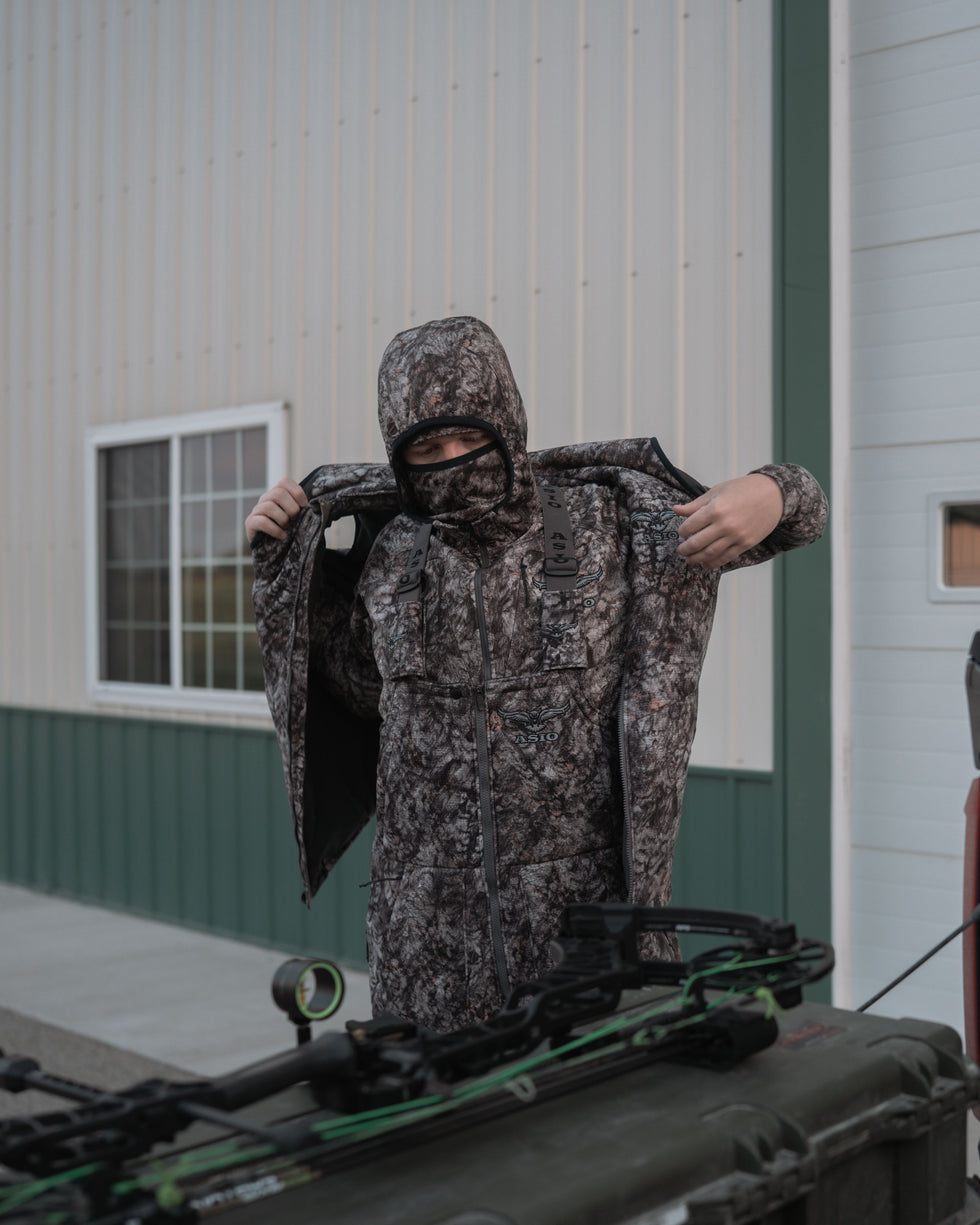 Heavyweight Hooded Jacket | Insulated Late-Season Hunting Jacket – ASIO ...