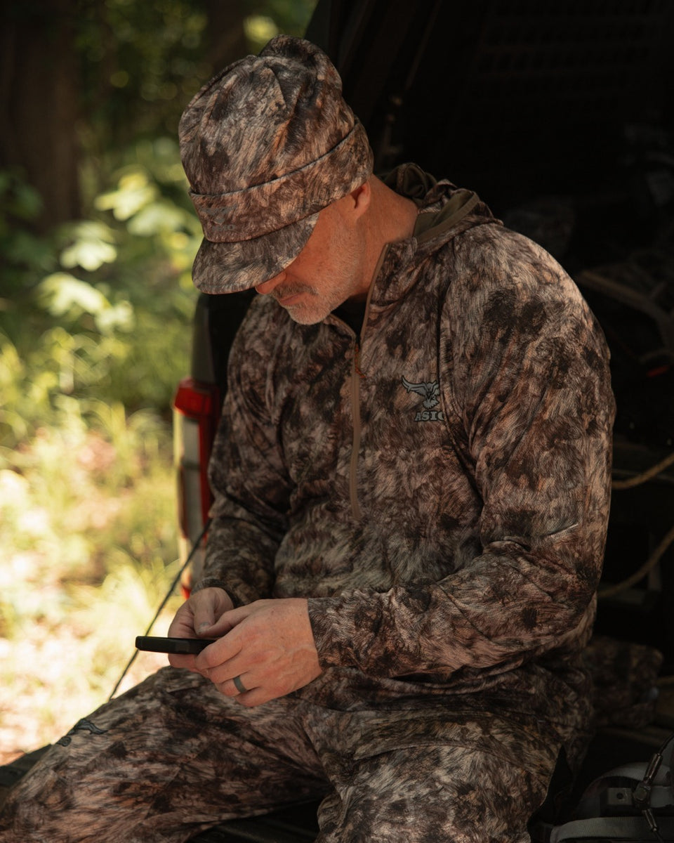Stretch Fleece-Lined Billed Beanie | Bowhunting Visor Beanie – ASIO ...
