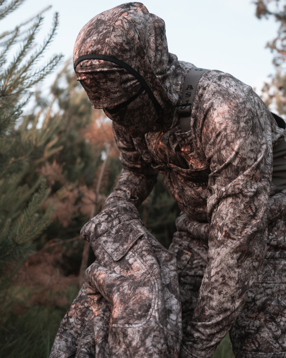 All ASIO Gear Bow Hunting Apparel | RAPX & Raptor Camo Systems